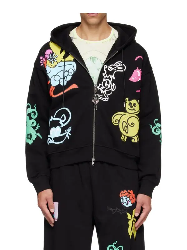 CHOPOVA LOWENA Friends Of Cl Hoodie - Black