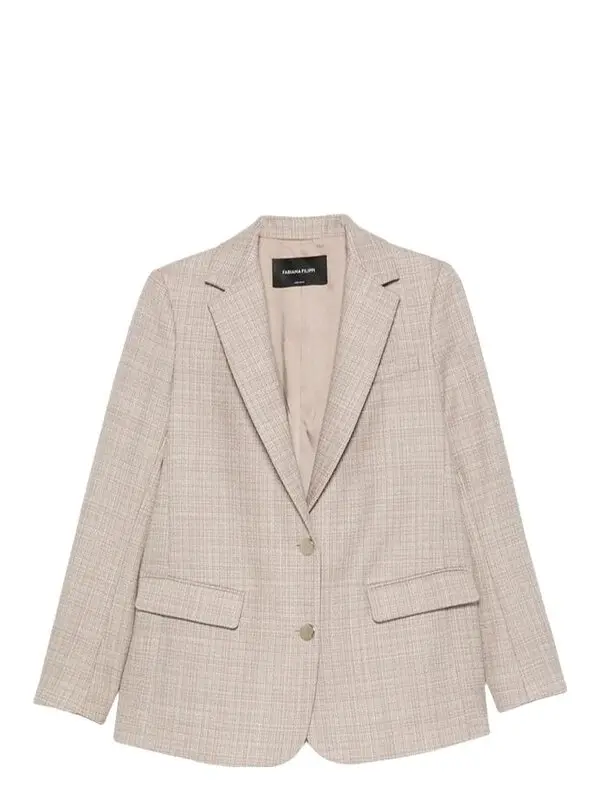 Fabiana Filippi Single-breasted Long-sleeve Blazer - No
