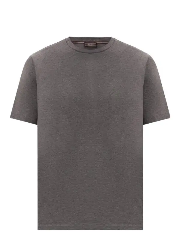Peserico Short-sleeved Crewneck T-shirt - Grey