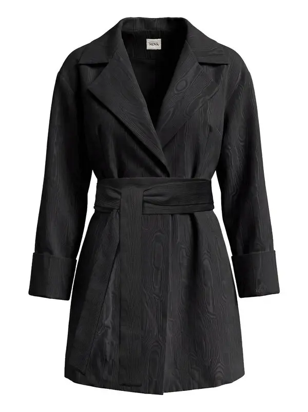 MOVA Aquarelle Moiré Blazer - Black