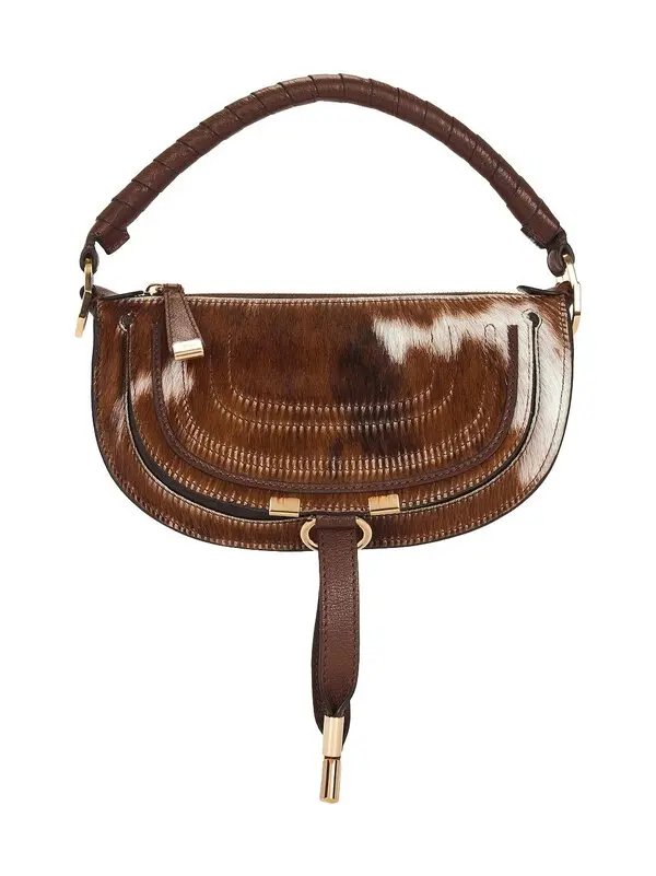 Chloé Marcie Shoulder Bag - Chocolate