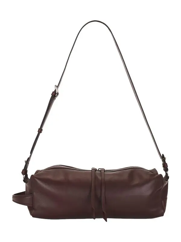LEMAIRE Care Slingbag In Brown - Roasted Pecan