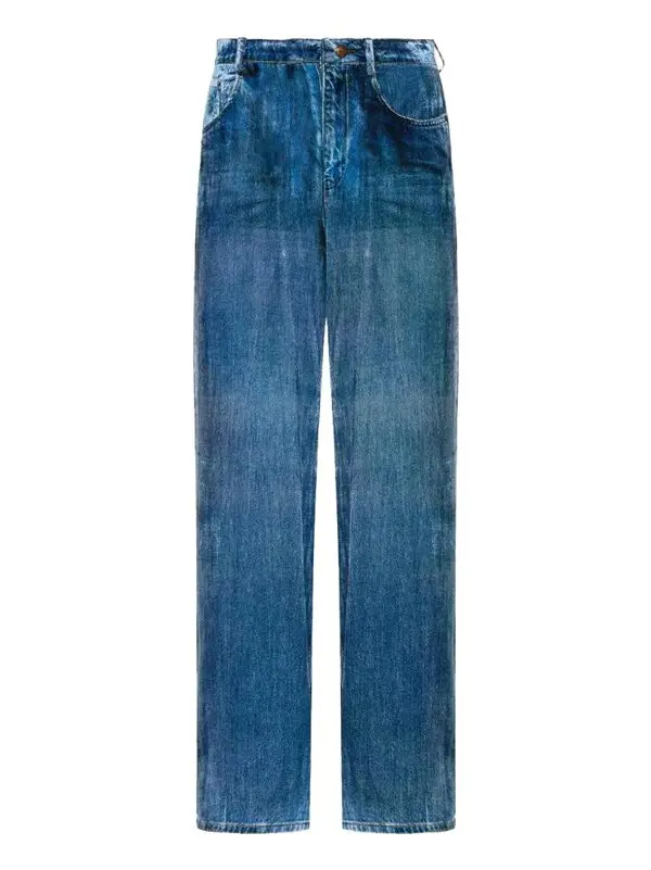 PIERRE-LOUIS MASCIA Kandox Straight-leg Trousers - Blue