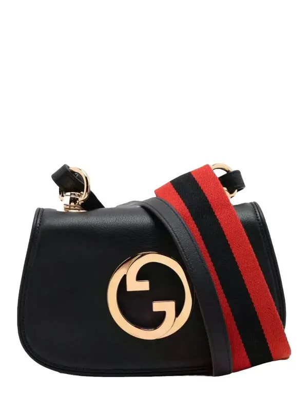 Gucci 2000-2015 Mini Leather Blondie Crossbody Bag - Black