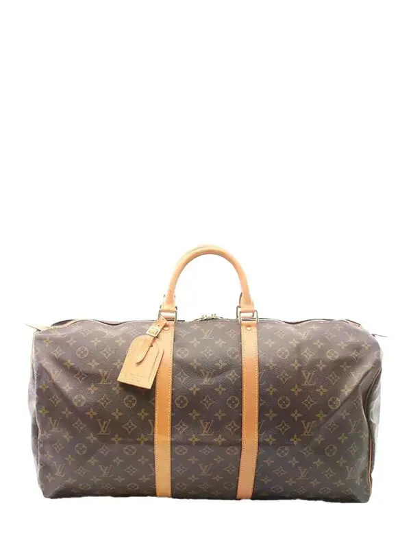 LOUIS VUITTON 1885 Monogram Keepall 55 Travel Bag - Brown