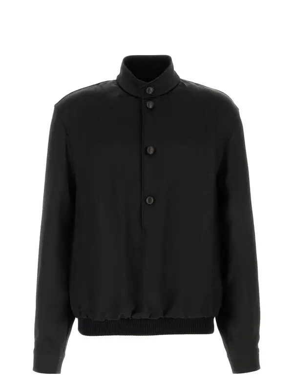 Zegna Luxury Silk Sweatshirt For - Black