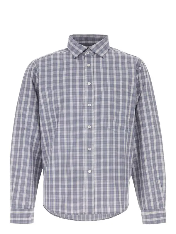 Gimaguas Ruben Embroidered Cotton Check Shirt - Checked