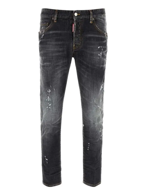 Dsquared2 Graphite Stretch Denim Jeans - Grey