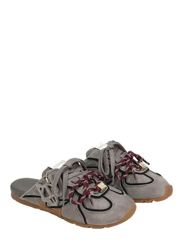 NAKED WOLFE Admire Mules - Grey