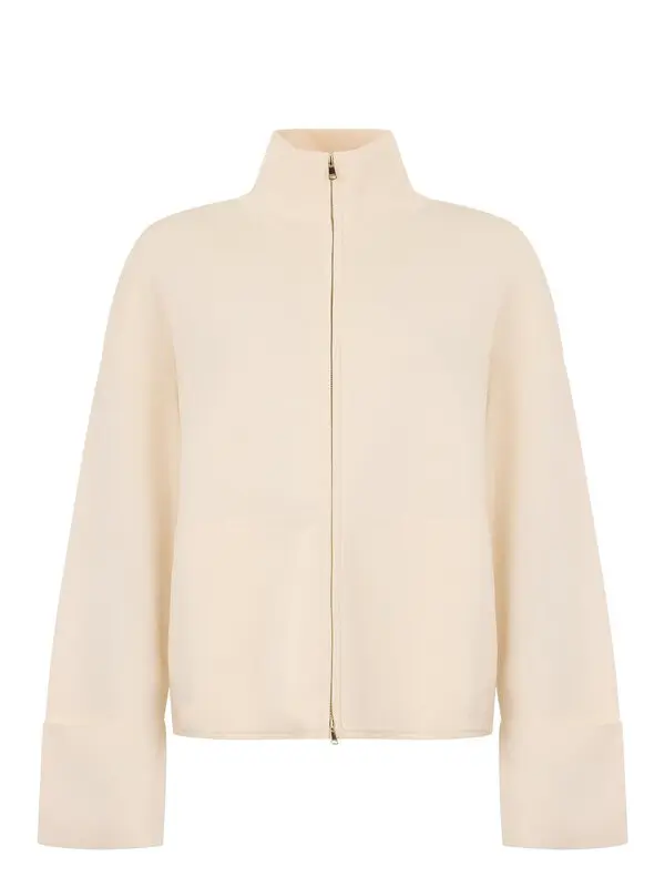 Max Mara Light Jacket In Viscose And Polyamide Blend - Sand