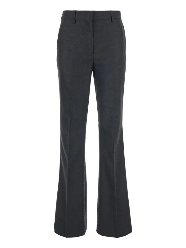 GRIFONI Double-breasted Notch-revers Blazer With Long Sleeves - Grey
