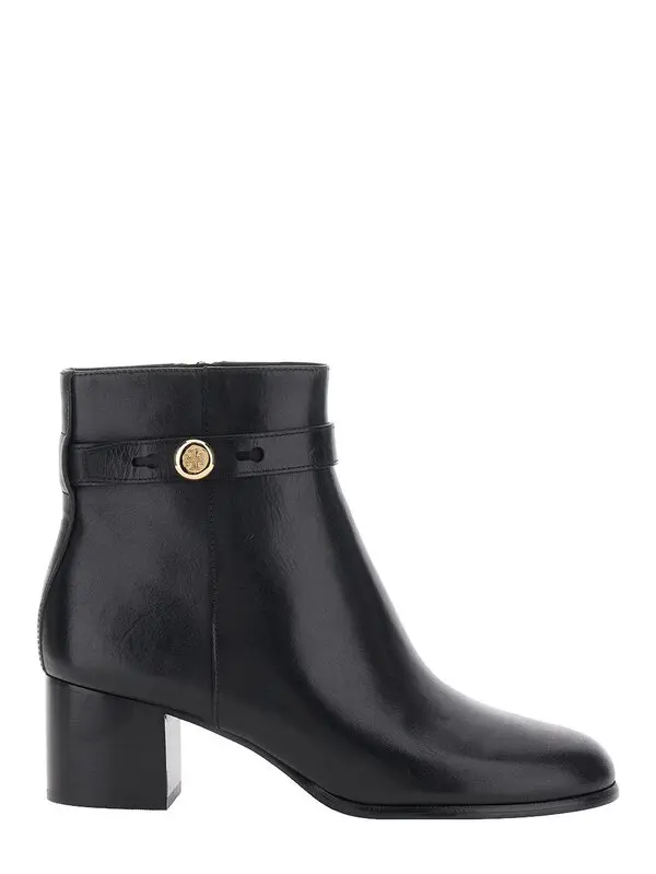 Tory Burch Romy Ankle Boots With Heel - Black