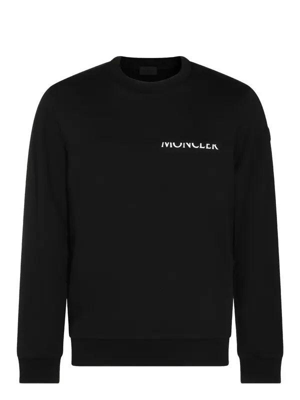 Moncler Logo-print Mini Sweater - Black