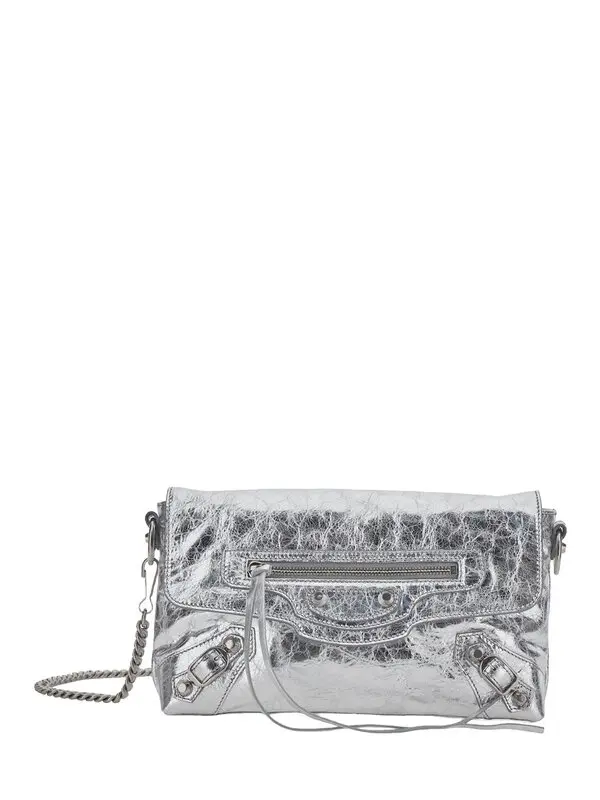 Balenciaga Mini Le City Clutch For - Metallic