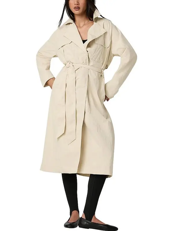 Vuori Rhodes Trench Coat - Bone