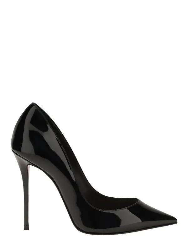 CHRISTIAN LOUBOUTIN La Pigalle Patent Leather Pumps - Black