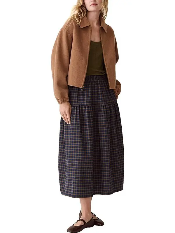 Marine Layer Margot Zip Front Jacket - Camel