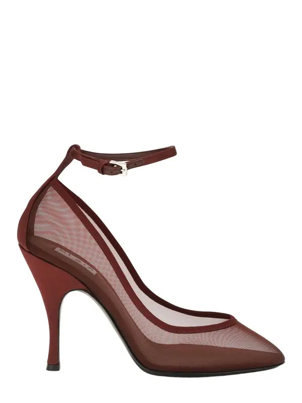 Alaïa Nude Mesh Pumps - Multicolor