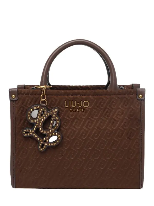 Liu Jo Monogram Small Tote Bag - Brown