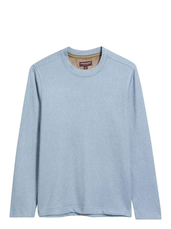 Johnston & Murphy Weaver Crew Sweater - Blue