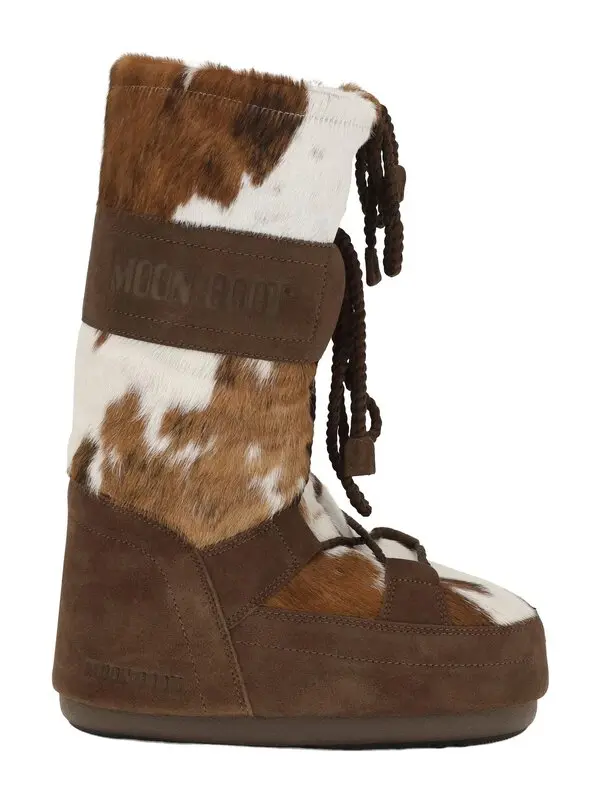 Moon Boot Icon Archive 1985 Pony Hair Boots - Brown