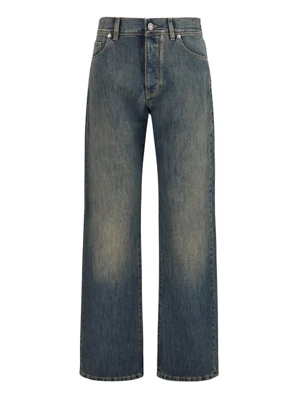 Fendi Long Jeans - Blue