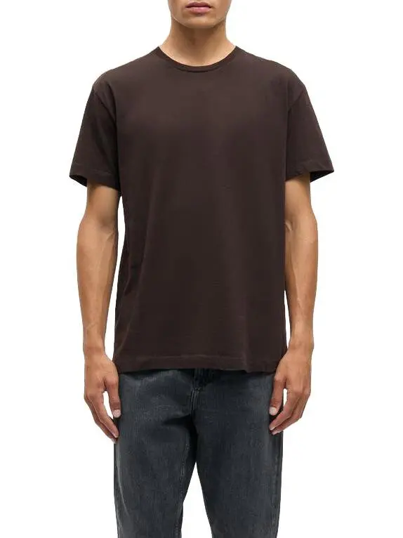 Samsøe Samsøe Kronos Organic Cotton T-shirt - Mole