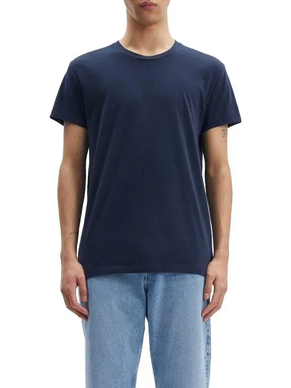 Samsøe Samsøe Kronos Organic Cotton T-shirt - Total Eclipse