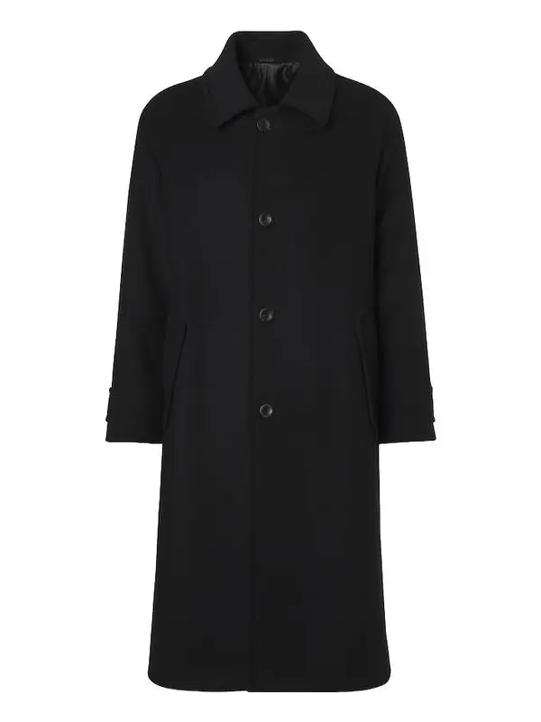 Giorgio Armani Wool And Cashmere Coat - Black