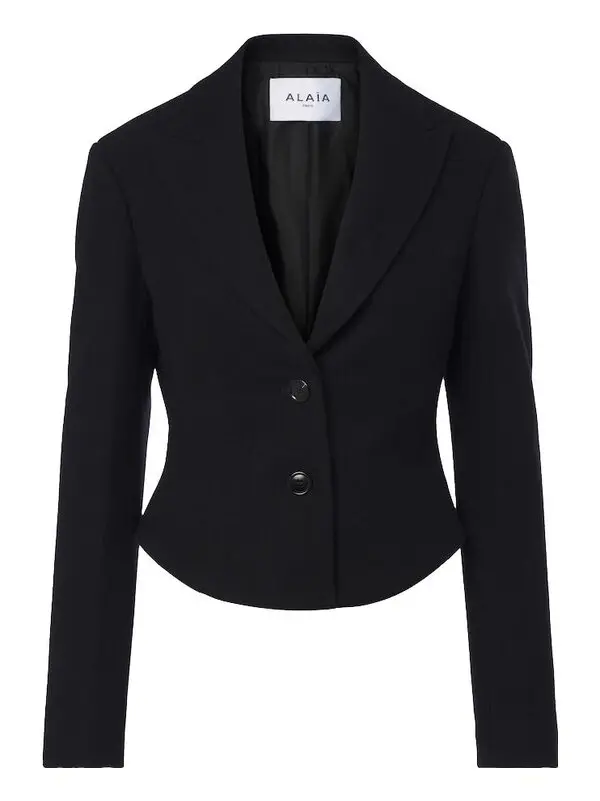 Alaïa Wool Blazer - Black