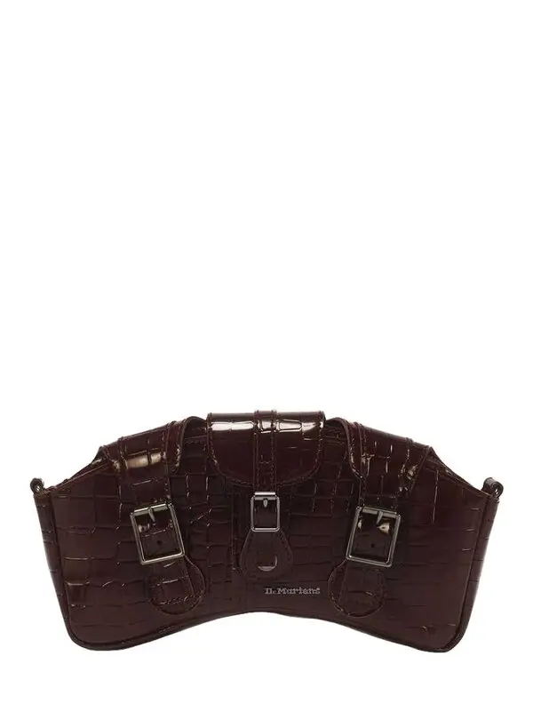 Dr. Martens 1460 Leather Baguette Shoulder Bag - Brown