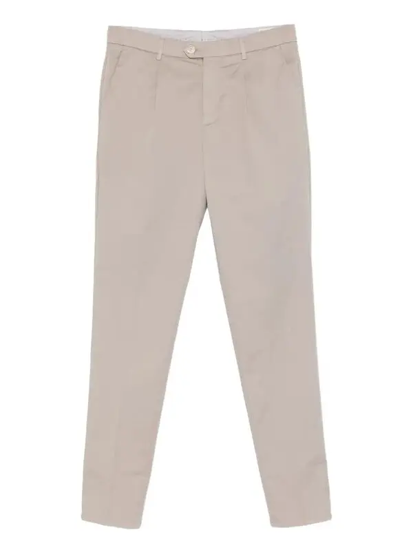 Brunello Cucinelli Garment-dyed Leisure Fit Pants - Multicolor