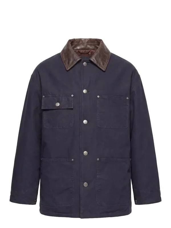 Prada Cotton And Re-nylon Down Jacket - Multicolor