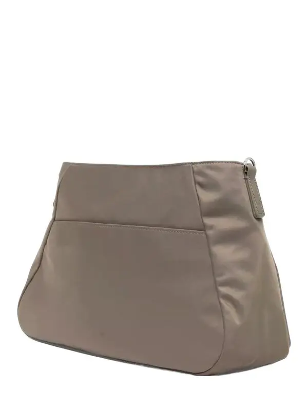 AGNES B. Origami Shoulder Bag - Brown
