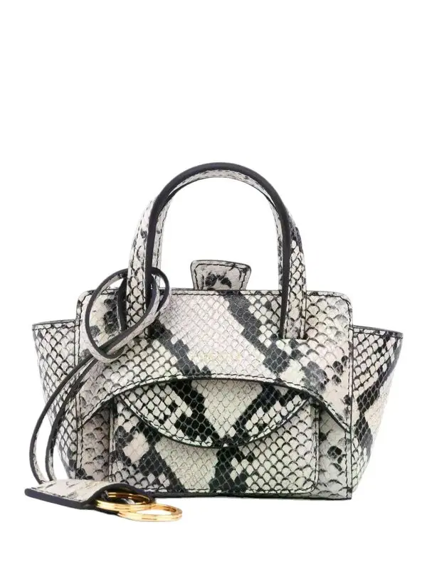 HIDESINS Xs Flap Logo-tag Tote Bag - Neutrals