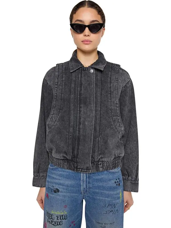MOTHER Snacks! The Wing Ding Burnt Toast Jacket - Grey