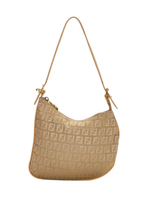 Fendi Zucca Oyster Bag - Beige