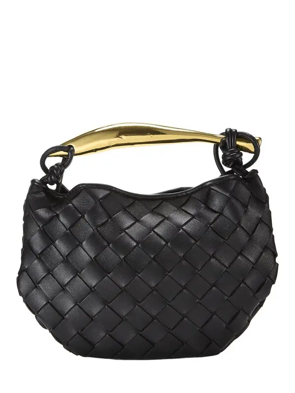 Bottega Veneta Intrecciato Sardine Bag - Black
