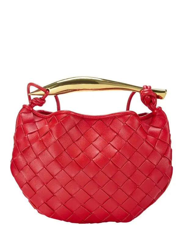 Bottega Veneta Intrecciato Sardine Bag - Red