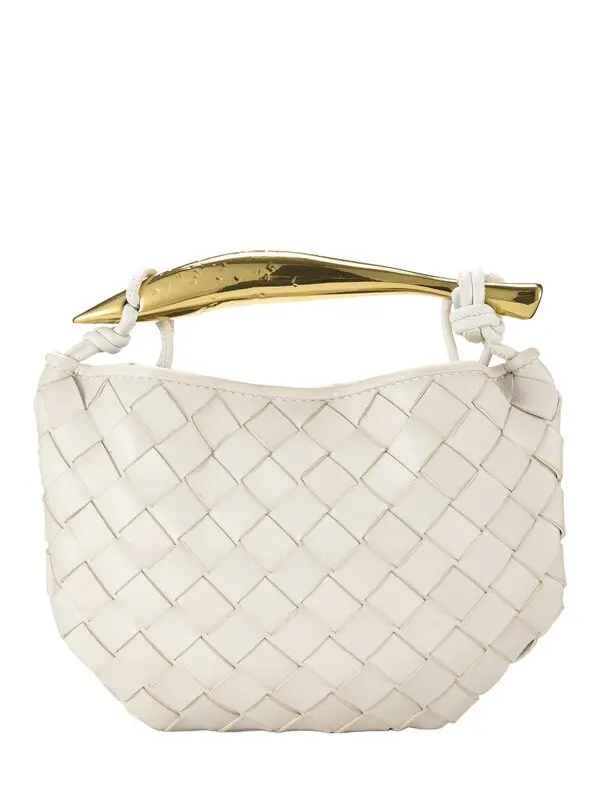Bottega Veneta Intrecciato Sardine Bag - White