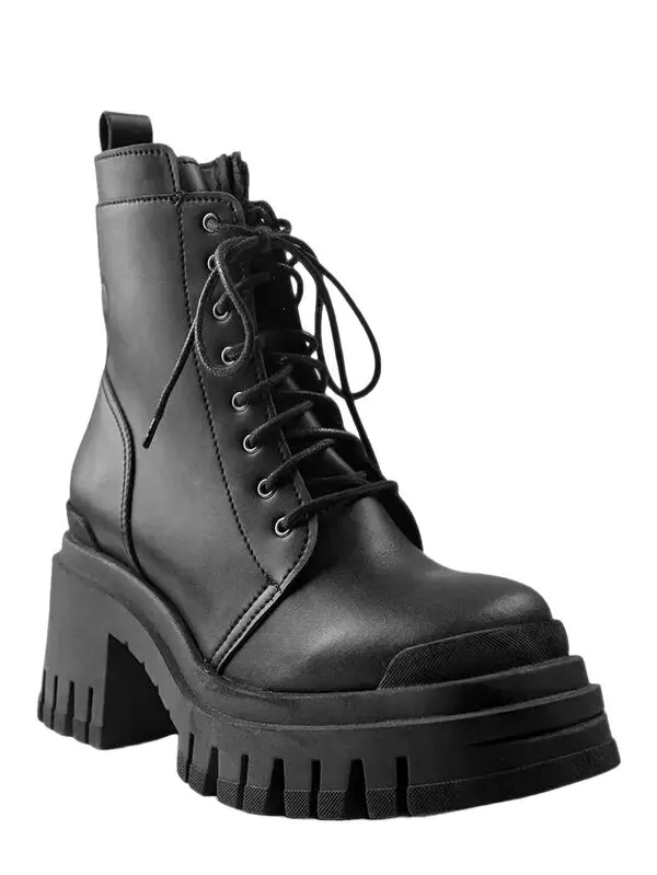 ALTERCORE Lacerta Lace-up Chunky Boots - Black