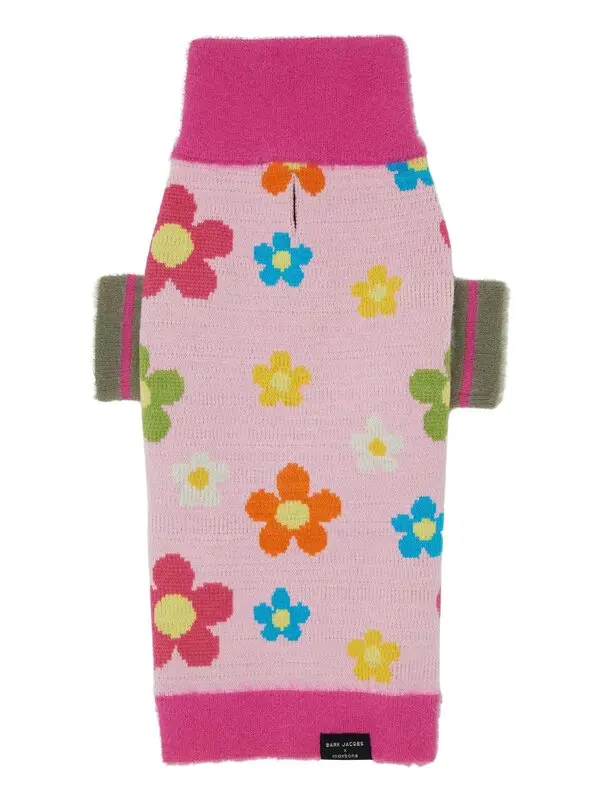 Marc Jacobs The Daisy Lil Cutie Sweater In Size - Pink Multi