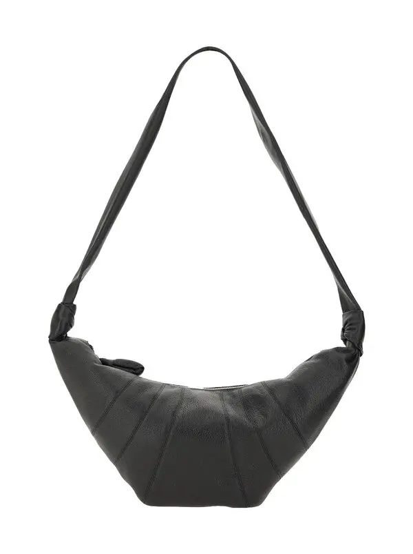 LEMAIRE Borsa Croissant Medium - Black