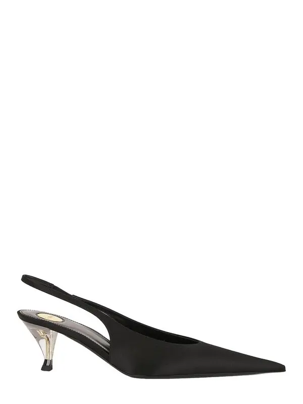 Saint Laurent Fanny Slingback Pump - Noir
