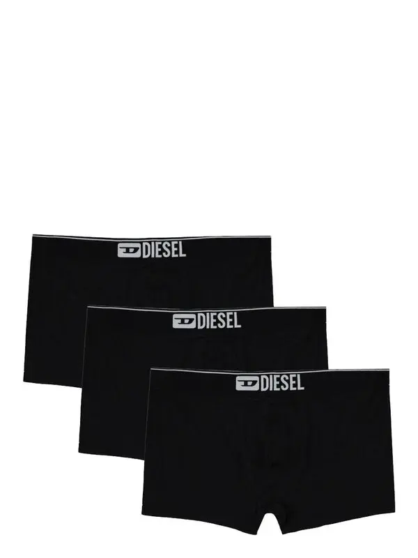 DIESEL® 3-pack Boxer In Cotone - Black