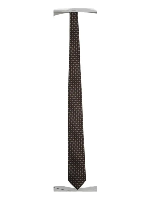 BOSS Cravatta In Misto Seta - Black