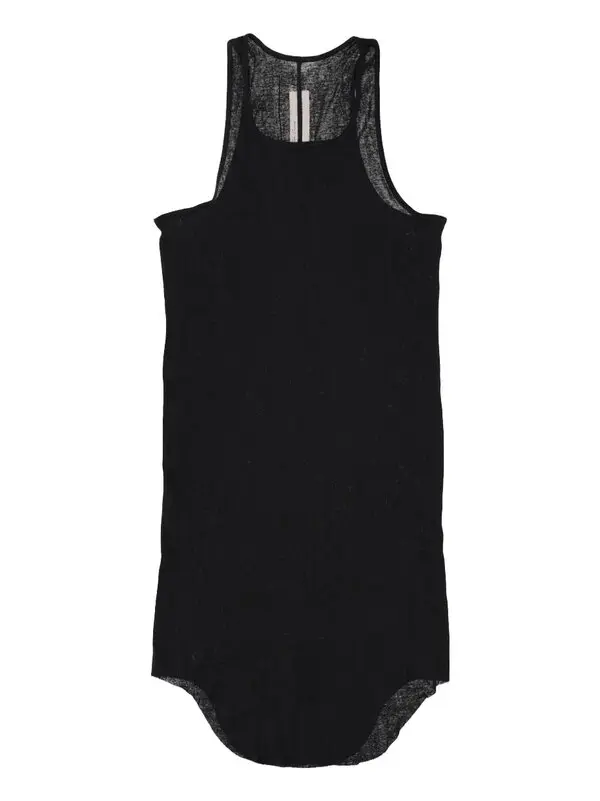 Rick Owens Tank Top Basic Rib Tank - Black