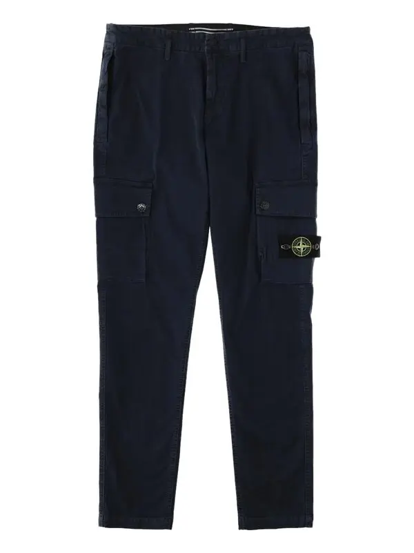 Stone Island Jeans Con Patch Logo - Blue