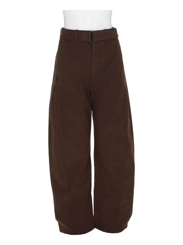 LEMAIRE Pantalone Twisted - Brown