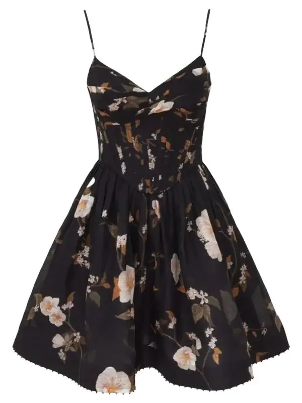 Zimmermann Ascent Mini Dress - Black
